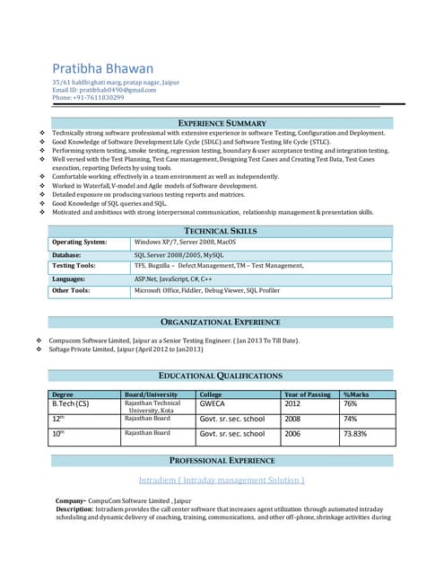 Jagadeesh_Resume | PDF