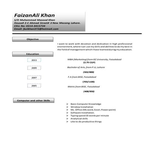 amber cv 2 | PDF