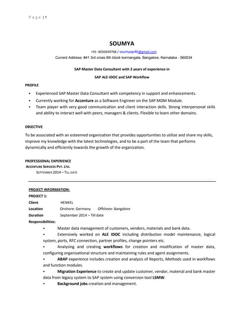 Soumya ranjan panigrahi visualcv_resume_hana | PDF