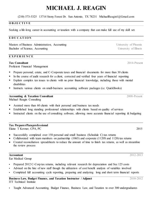 Targeted Resume LinkedIn | PDF