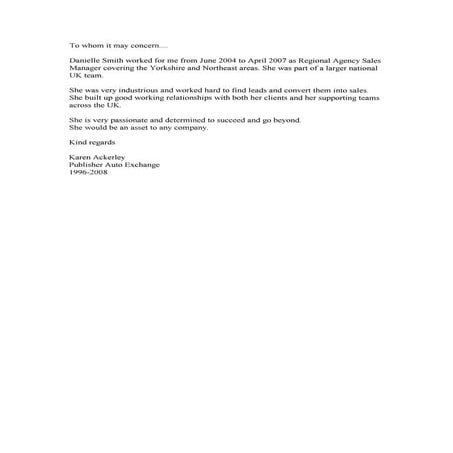 Reference Assistant Manager Auto Exchange | PDF