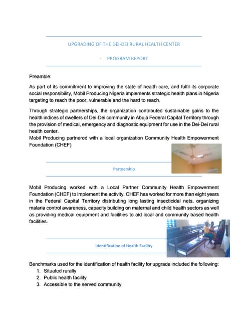 Goro HC BEC Implementation Progress Report.pptx