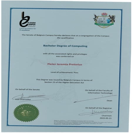 Bachelors Degree of Computing | PDF