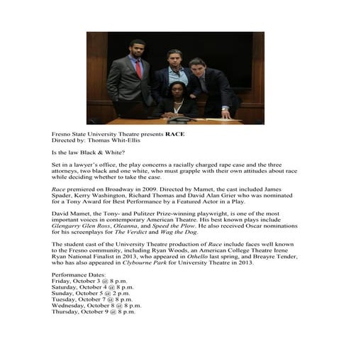 Race PR | PDF | Drama | Genres