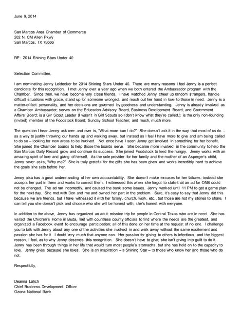 Letter of Recommendation - Jonathan | PDF