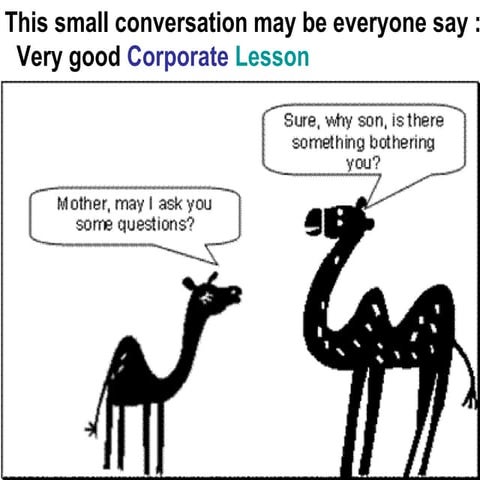 A VERY GOOD CORPORATE LESSON | PPS