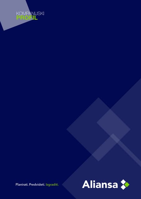Aliansa | Kompanijski profil | PPT