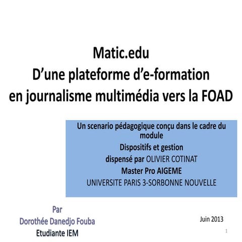 D9 cw2 scenario pedagogique_danedjo | PPT