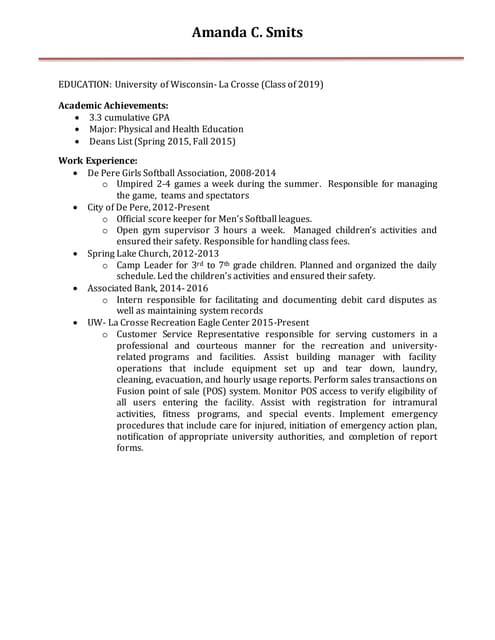 Conner D. Perley Resume | PDF