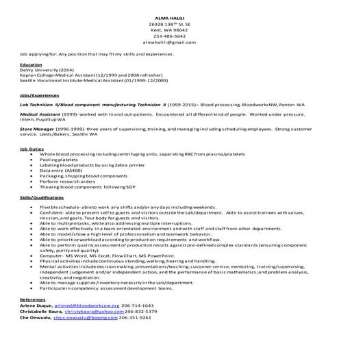 bloodworksResume | DOCX