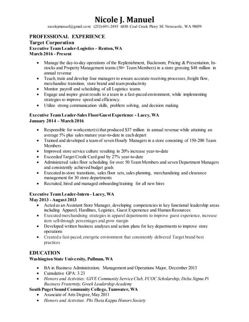 Resume v2 | PDF