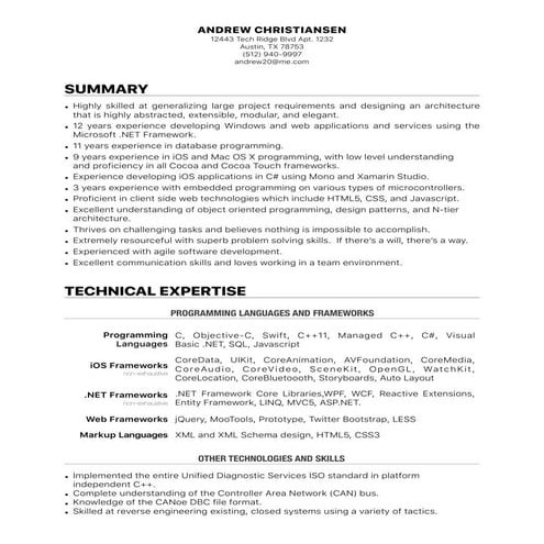 Andrew Resume | PDF