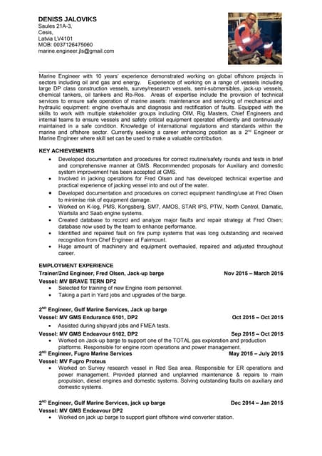 Anthony Smith CV | PDF
