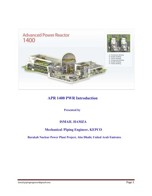 The Westinghouse AP1000 Pressurized Water Reactor | PPT