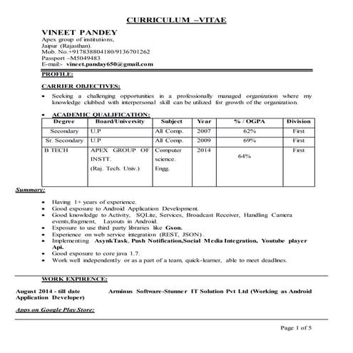 VINEET.CV