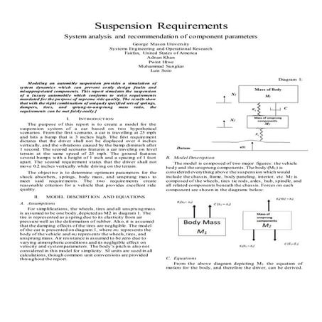 Dissertation - Design of a Formula Student Race Car Spring, Damper and ...