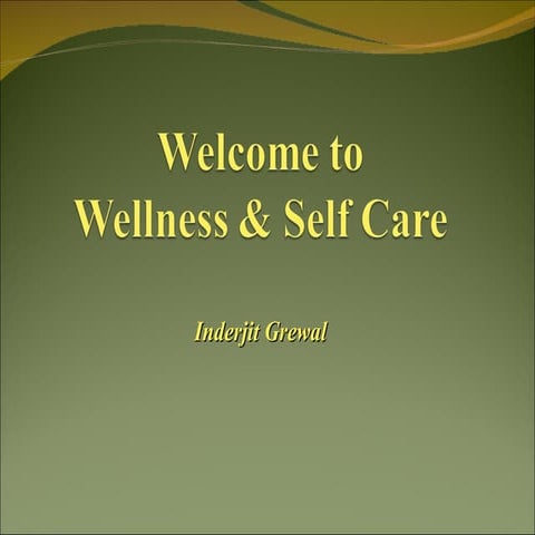 D9 wellness and self care for service providers | PPT