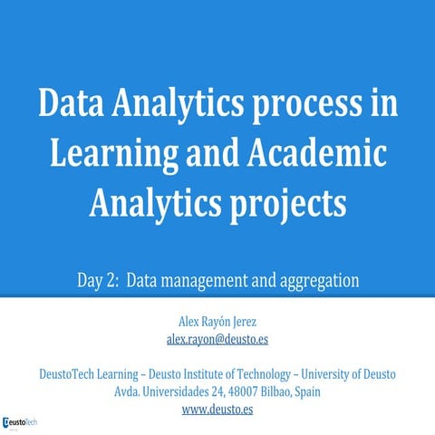 Data Analytics.02. data management and aggregation | PPT