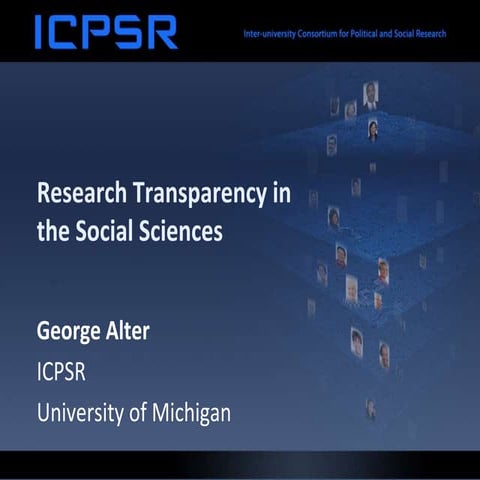 Research Transparency in the Social Sciences: DA-RT | PPTX