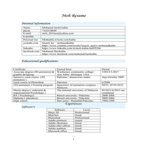 Moh CV 1.13.2017