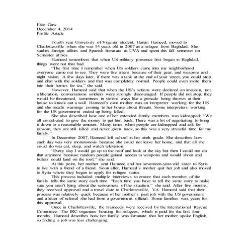 profile article copy | DOCX