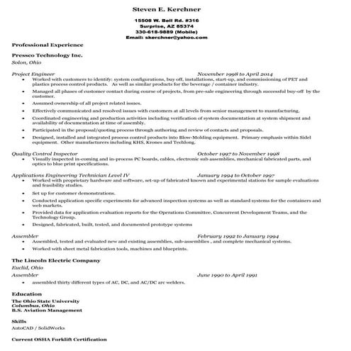 Steven E Kerchner0120 | DOC | Technology & Computing