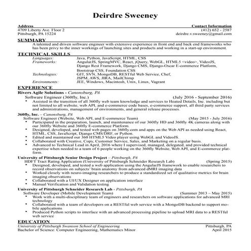 Resume | PDF