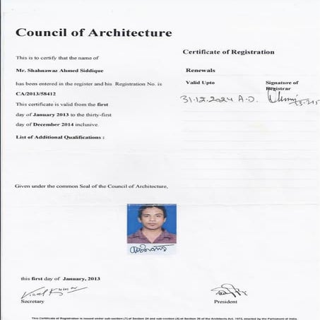 Registration Certificate wth COA | PDF