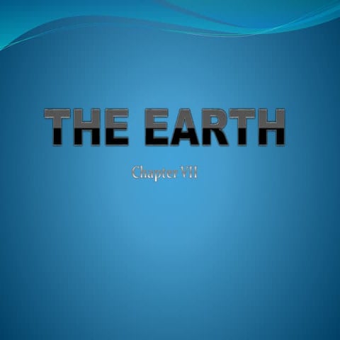 The earth | PPTX