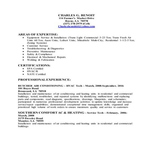 Charles Resume | DOCX