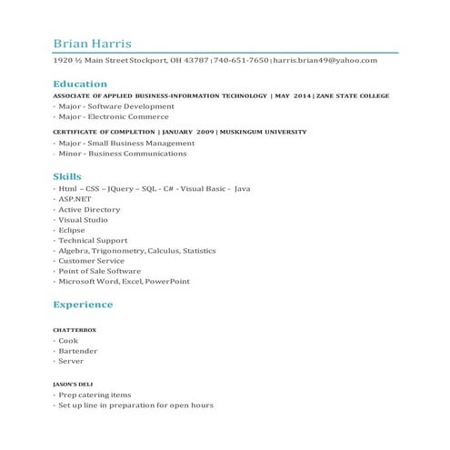 Resume_Harris | PDF