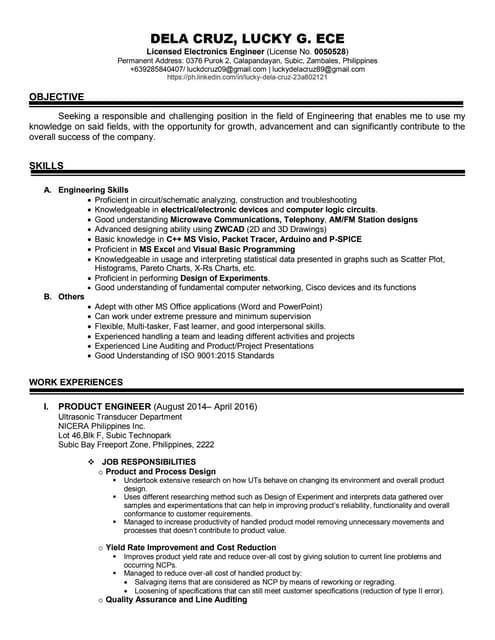NPI Engineer_Resume | PDF