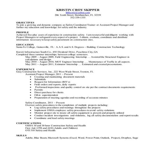KRISTIN SKIPPER - RESUME | DOCX