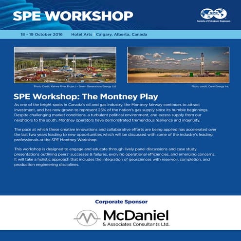 SPE Workshop - The Montney Play | PDF