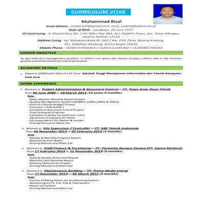 New CV RIZAL | PDF