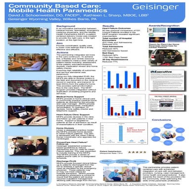 IHI Poster Geisinger Mobile Health Paramedic Program.2016.12.06