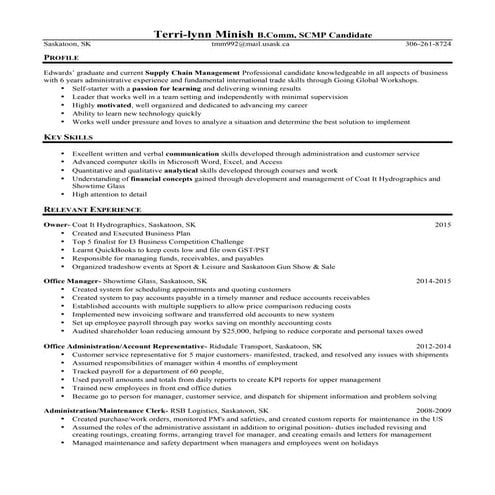 Freya Seymour Resume 2016 | DOCX