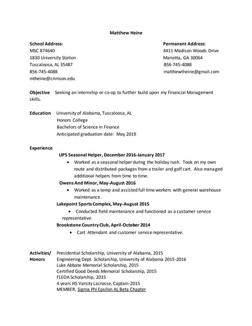 Resume2016_John Barkley | PDF