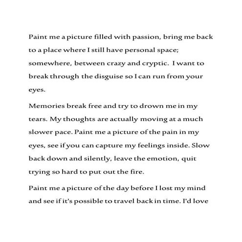 Paint me a picture filled with passion | PDF