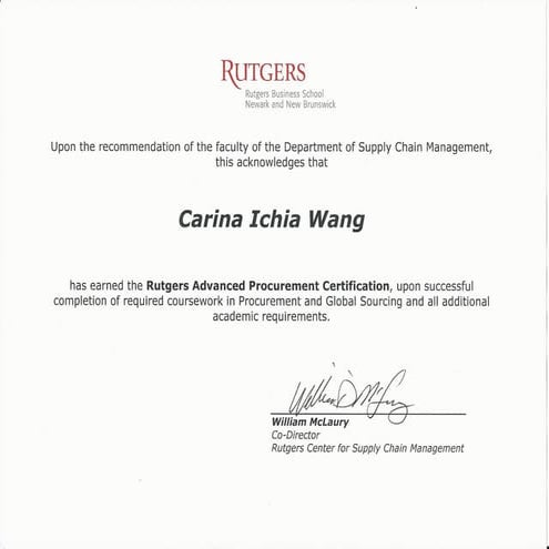 Advanced Procurement Certificate | PDF