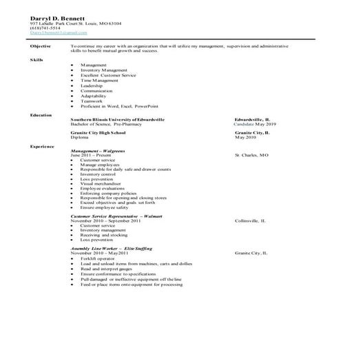 Darryl Resume | DOCX