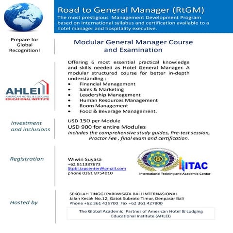 Road To GM flyer | PDF