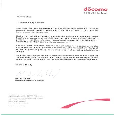 Recommendation Letter 2 | PDF