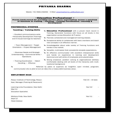 PRIYANKA Resume-1 | DOC