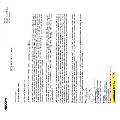 AECOM Reference | PDF