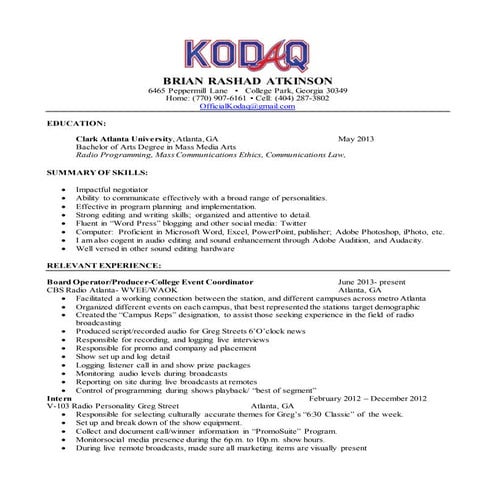 batkinsonresumewvee2015 | DOCX