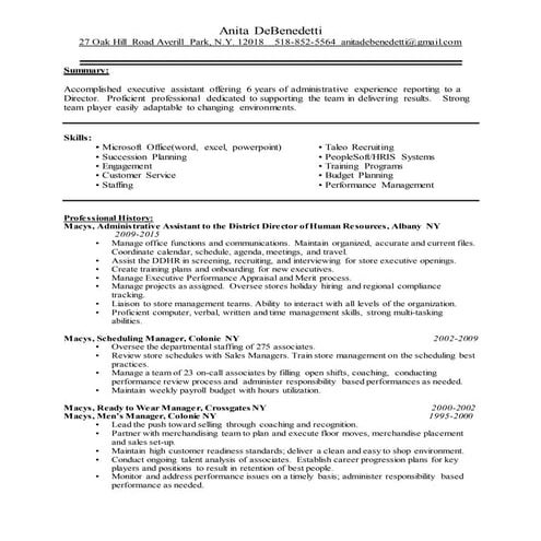 Anita DeBenedetti Resume (1) | DOCX