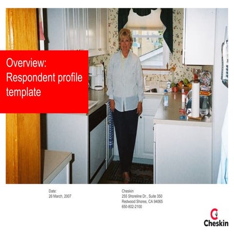 Overview_respondent profile templates | PPT
