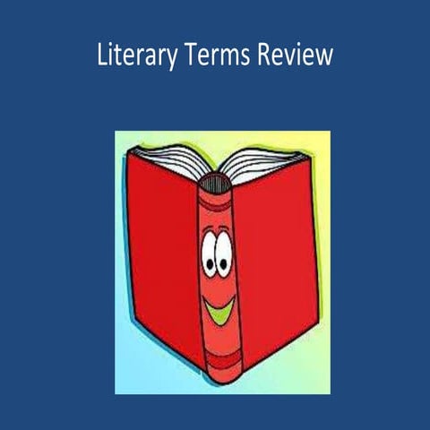 Literary terms to know | PPT