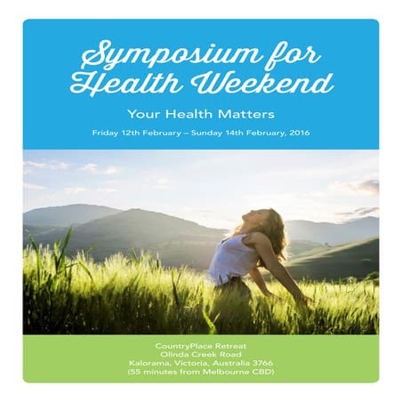 Symposium Health Weekend A4 | PDF